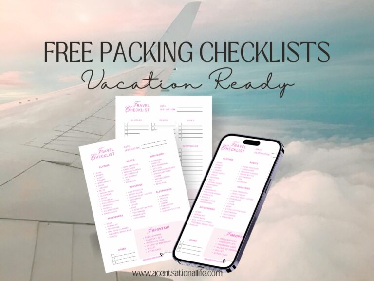 Ultimate Packing List Template PDF (Free Printables) - A CENTSational Life